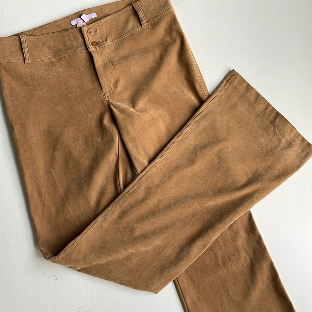 Vtg Zara Trafaluc 2000 Trf Low Rise Flare Pants Gold … - Gem